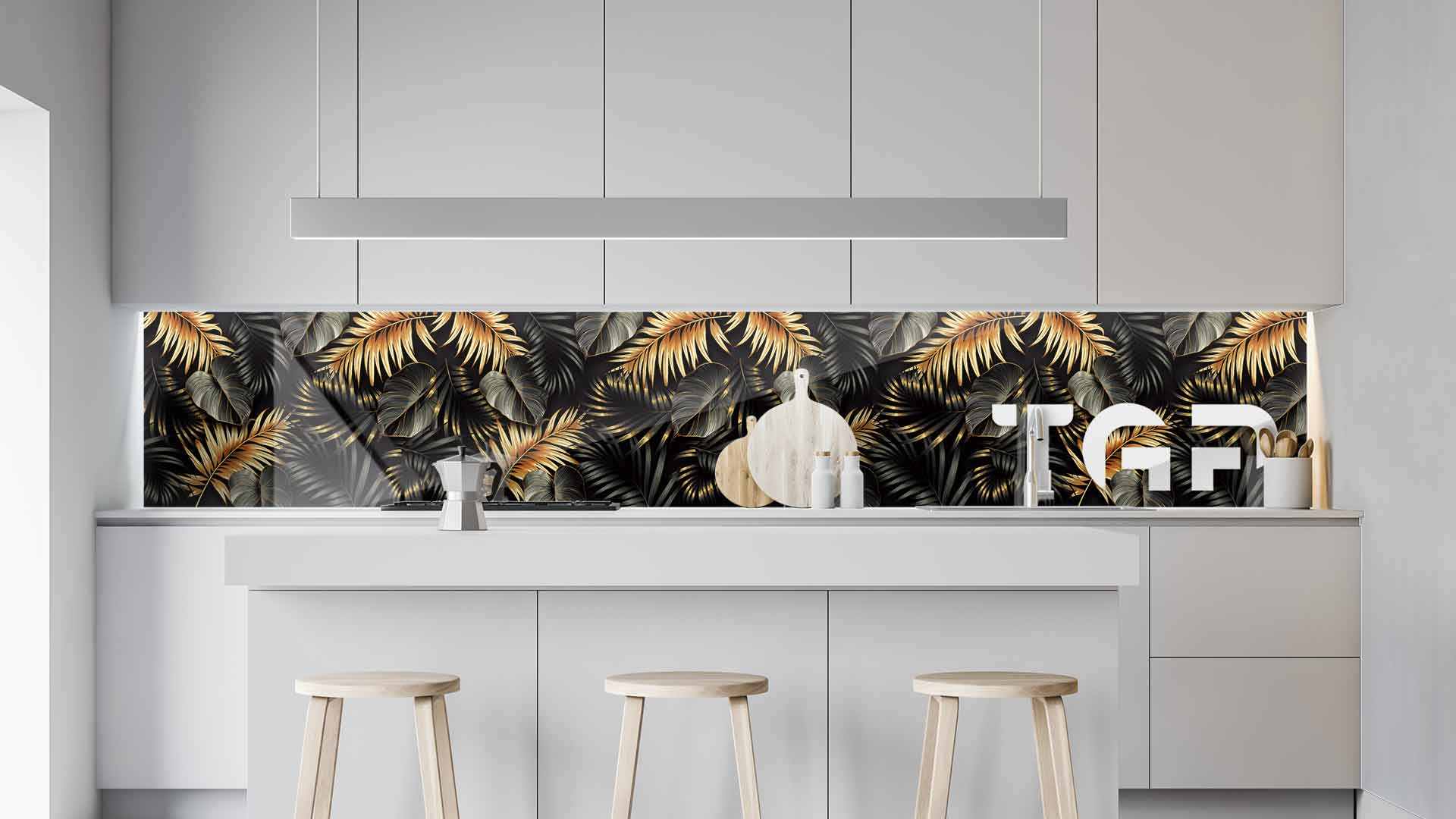 Premium Collection of printed glass countertop - Cerapixel by TGP